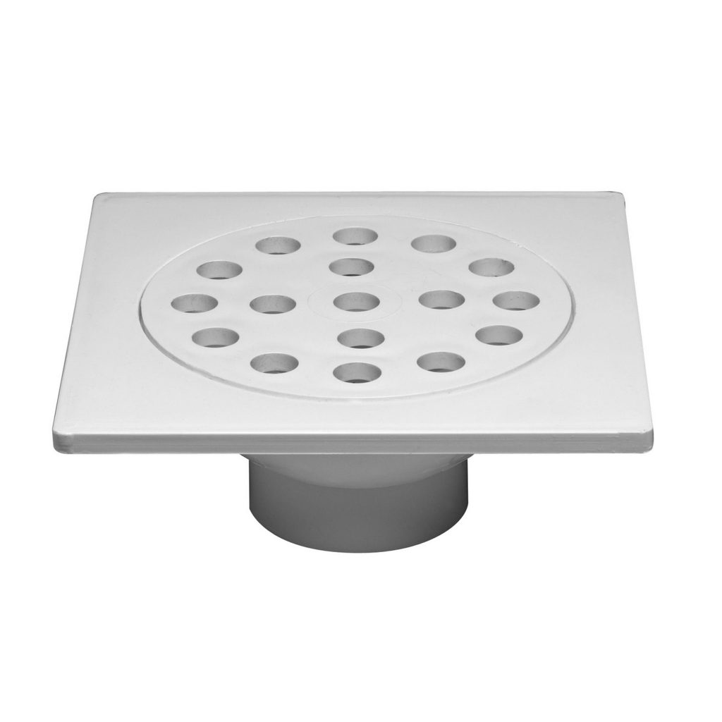 Plastic Square Floor Drain 4 inch - Newcoolmex