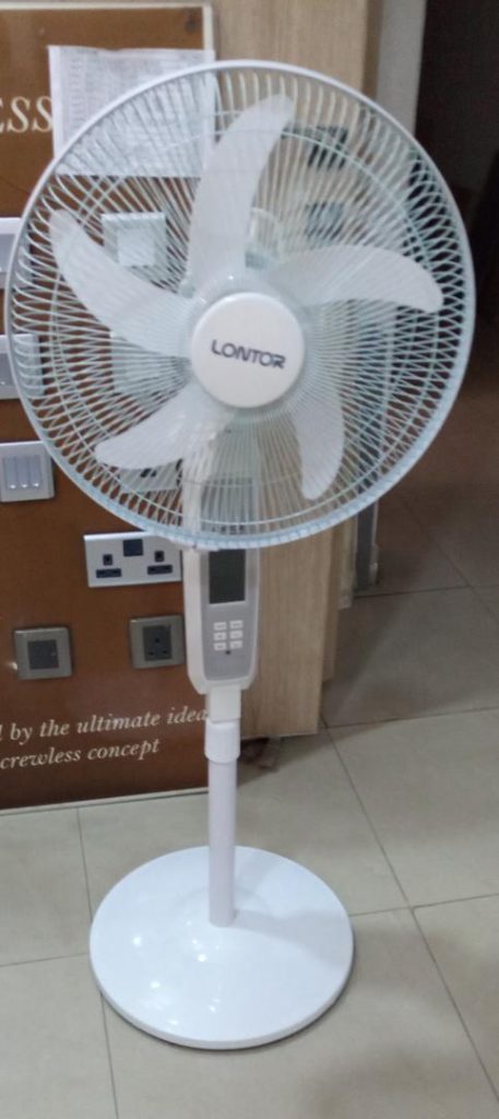 Lontor 16" Rechargeable Standing Fan With 24 Speed Brushless Motor ...